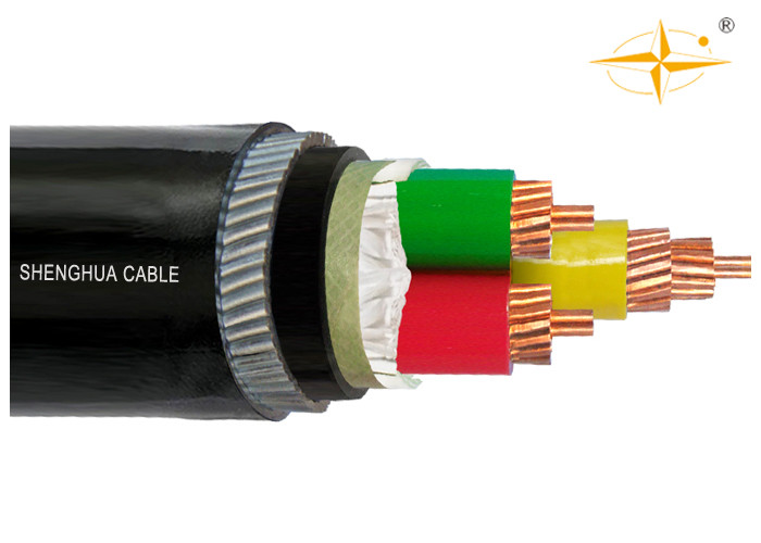 Cable eléctrico acorazado del conductor de cobre
