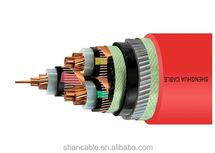 IEC 61034-2 Cable resistente al fuego Aislamiento XLPE Densidad de humo