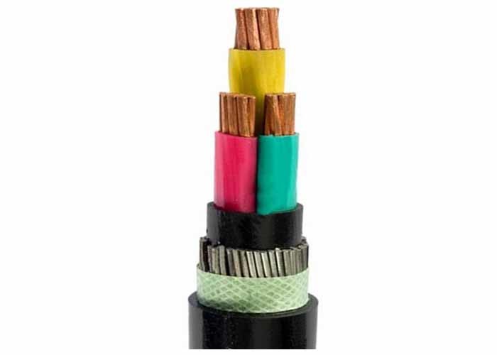 Cable acorazado de la corriente eléctrica del PVC 0.6-1KV 3x150SQMM con ...