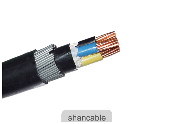 Cable eléctrico acorazado aislado XLPE CU/XLPE/SWA/PVC 0.6/1KV